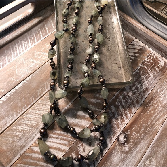 Patty Tobin | Jewelry | Patty Tobin Gemstone Pearl Necklace | Poshmark